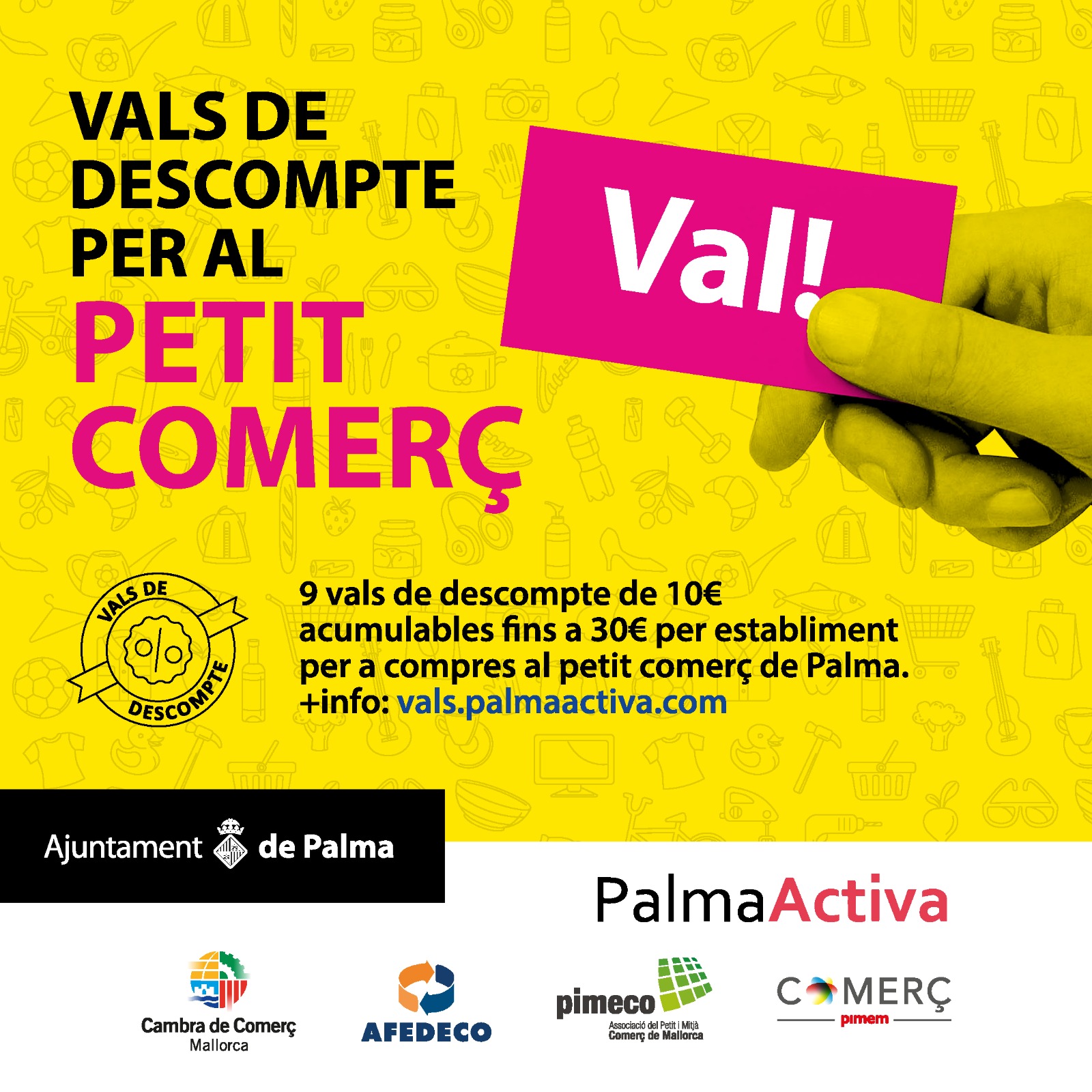 Avui dimecres a les 10 hores es reprèn la campanya de vals de descompte ...